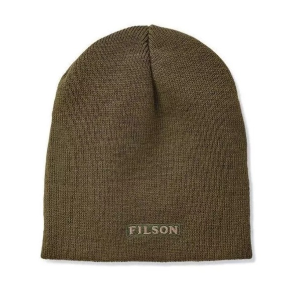 Filson | Accessories | Filson Knitted Wool Beanie Usa Made Olive Green ...